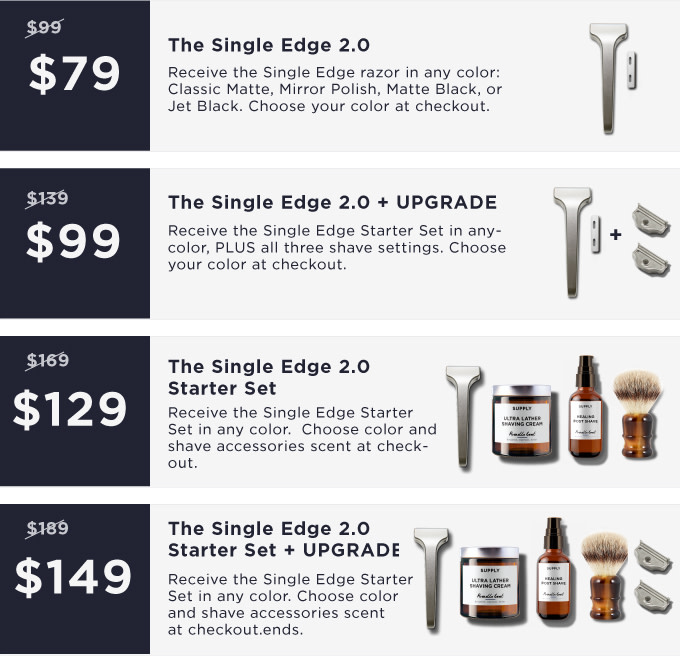 The Single Edge Razor 2.0 | Indiegogo