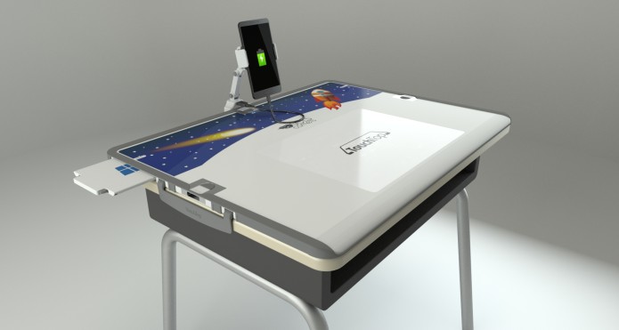 TouchTop: Modular smart desk overlay for schools | Indiegogo