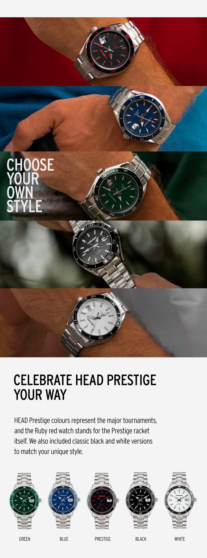 HEAD Prestige watch - LIMITED EDITION | Indiegogo
