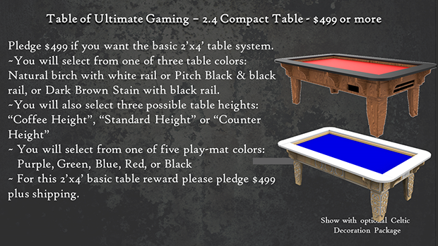 Table of Ultimate Gaming: World's #1 Gaming System | Indiegogo