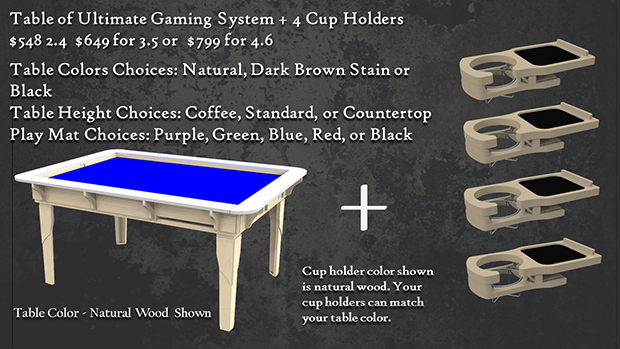 Table of Ultimate Gaming: World's #1 Gaming System | Indiegogo
