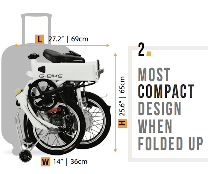 G-bike : The World's First Carry-on E-Bike | Indiegogo