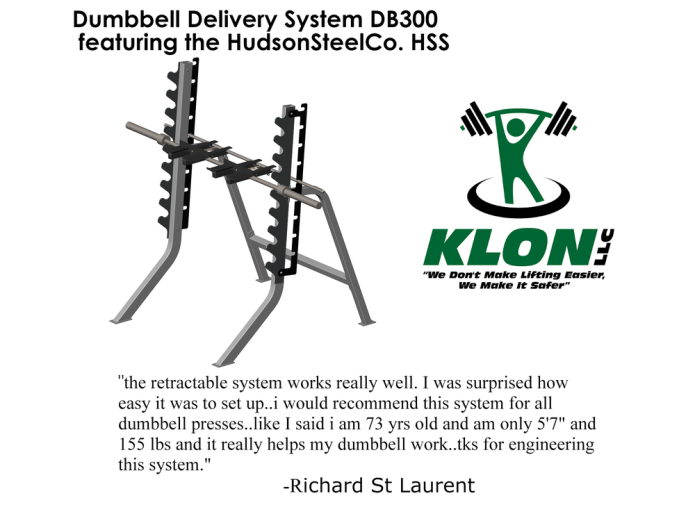 DB300 Retractable Dumbbell Delivery System | Indiegogo