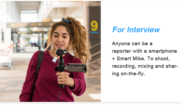 Smart Mike-Wireless Recorder for Smartphone Videos | Indiegogo