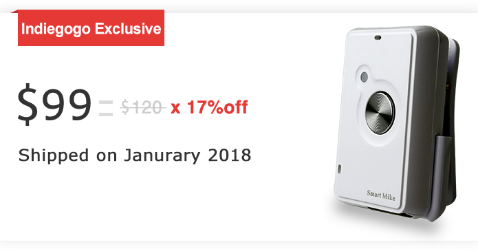 Smart Mike-Wireless Recorder for Smartphone Videos | Indiegogo