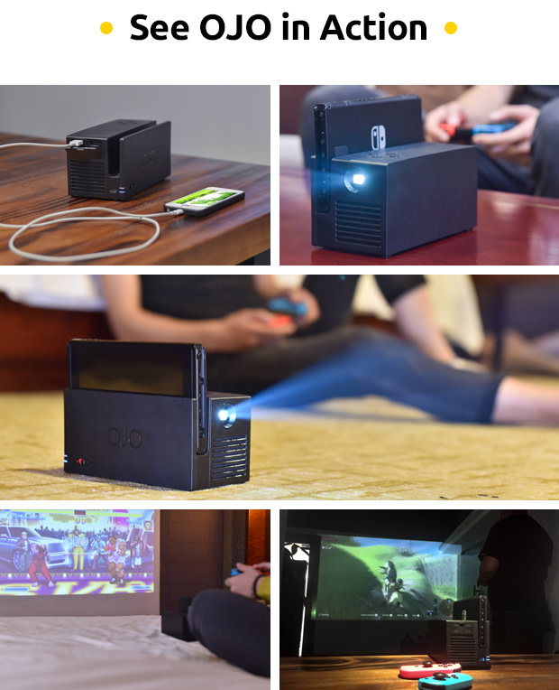 OJO - World's First Nintendo Switch Projector | Indiegogo
