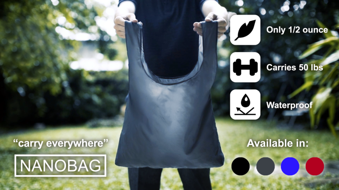 Nanobag - The ultimate carry everywhere bag | Indiegogo