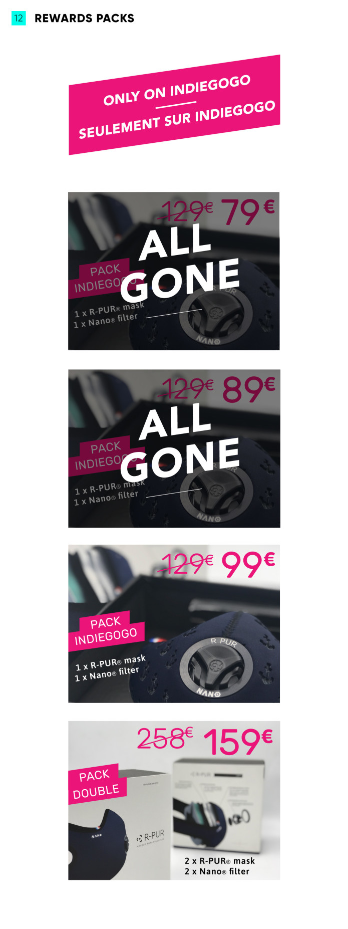 R-PUR - Most efficient anti-pollution mask | Indiegogo