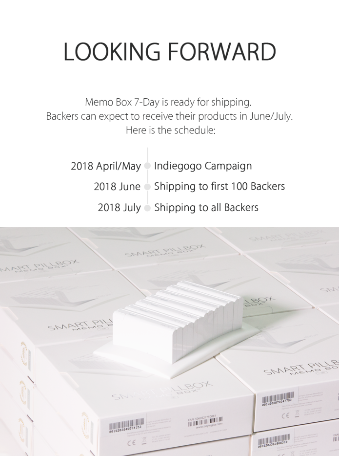 Memo Box: World's First 7-Day Smart Pill Box Set | Indiegogo