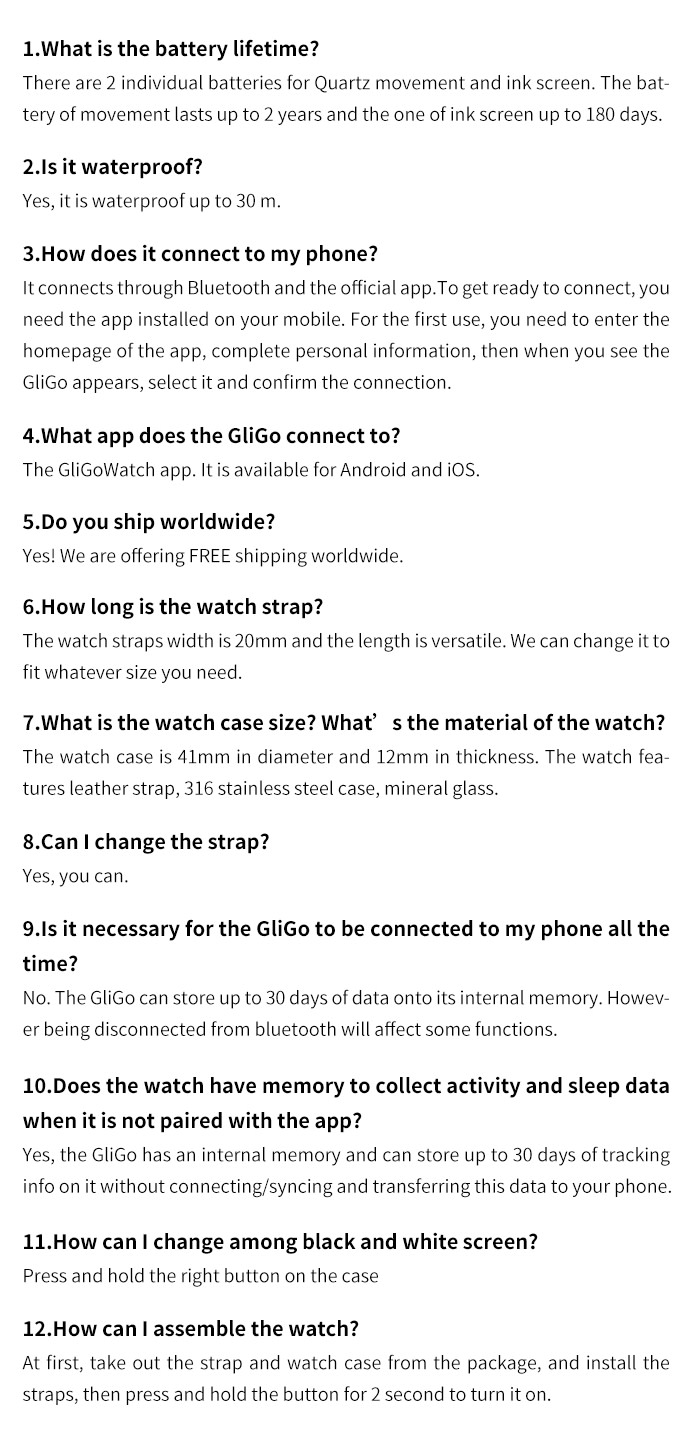 GLIGO E-Ink Smartwatch -Hassle-free with style | Indiegogo