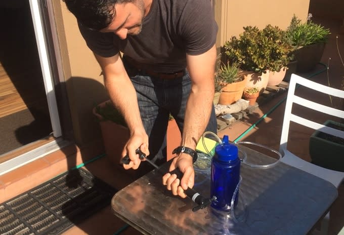 Geyser System - World's Best Hot Portable Shower | Indiegogo