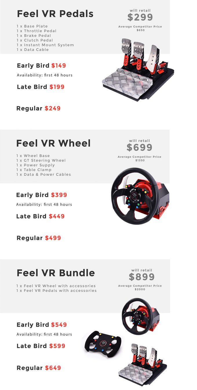 Feel VR: The Affordable Direct Drive Racing Wheel | Indiegogo