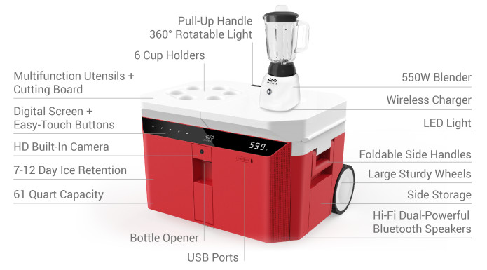 INFINITE: World’s Most Versatile, Smart Cooler | Indiegogo