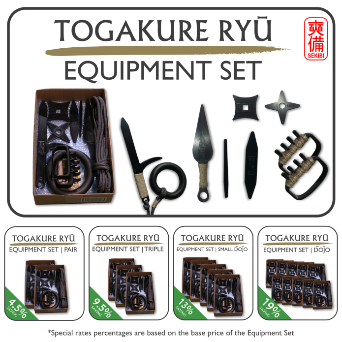 Togakure Ryū Ninjutsu : Equipment Set One | Indiegogo