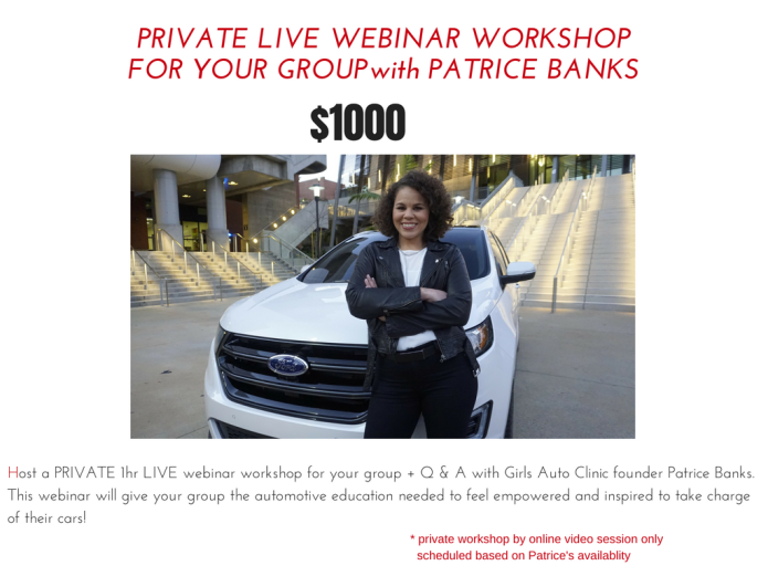 GIRLS AUTO CLINIC | Indiegogo