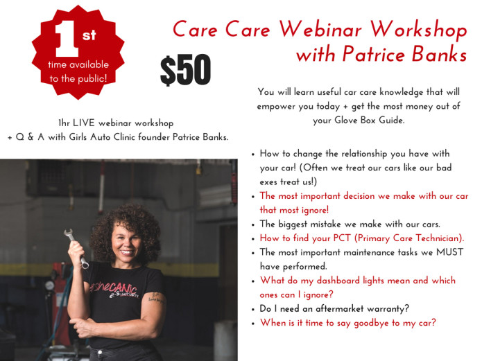 GIRLS AUTO CLINIC | Indiegogo