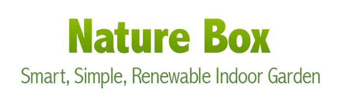 Nature Box: Smart, Simple, Renewable Indoor Garden | Indiegogo