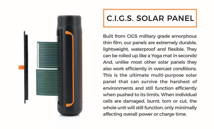 SOUL Solar Scroll - The Ultimate Solar Charger | Indiegogo