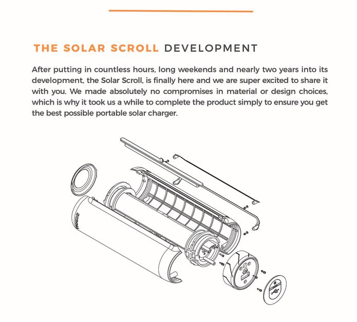 SOUL Solar Scroll - The Ultimate Solar Charger | Indiegogo