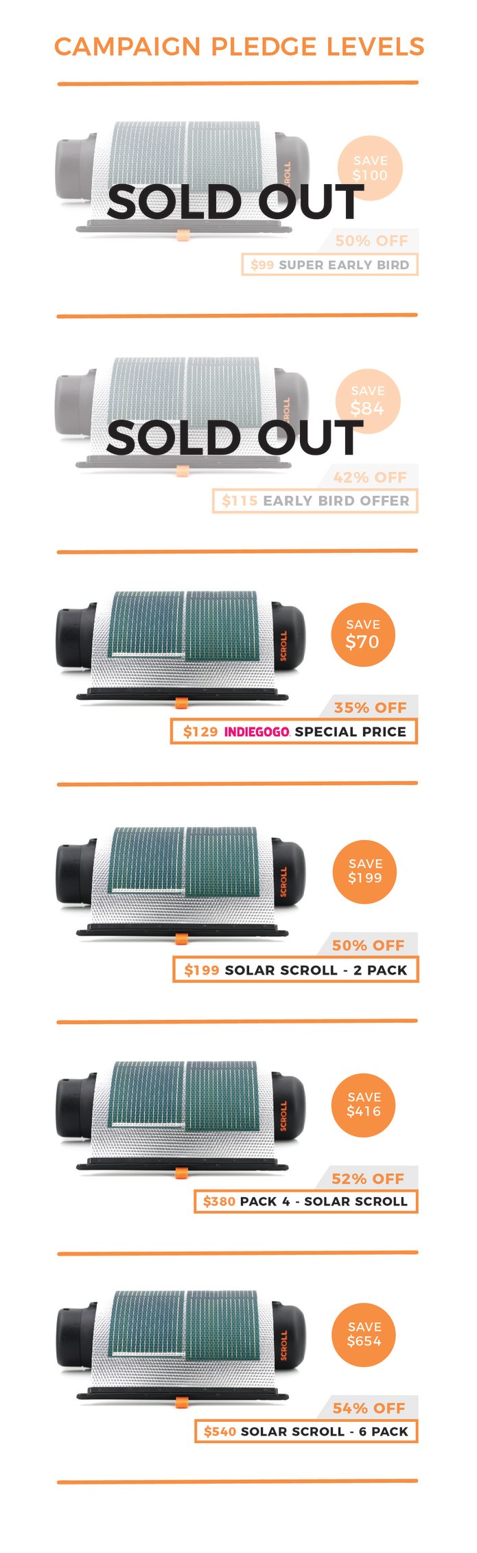 SOUL Solar Scroll - The Ultimate Solar Charger | Indiegogo