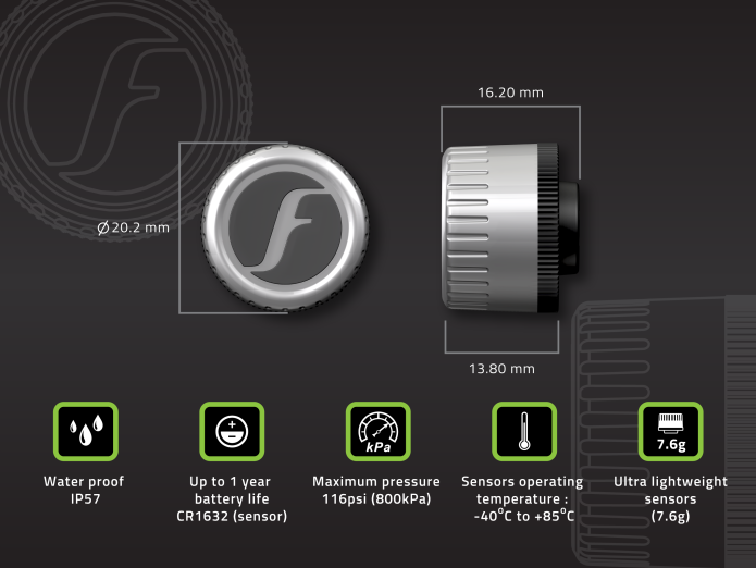 FOBO BIKE 2-Truly Bluetooth 5 TPMS For Motorcycles | Indiegogo