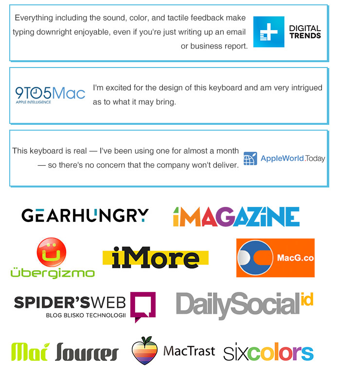 Taptek - Thinnest Wireless Mac Mechanical Keyboard | Indiegogo