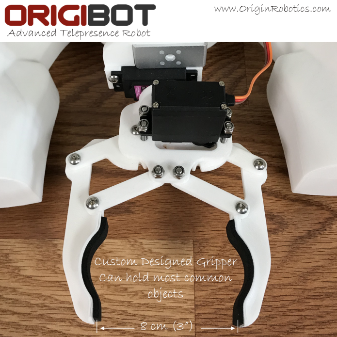 ORIGIBOT2 Telepresence Robot Platform with Gripper | Indiegogo