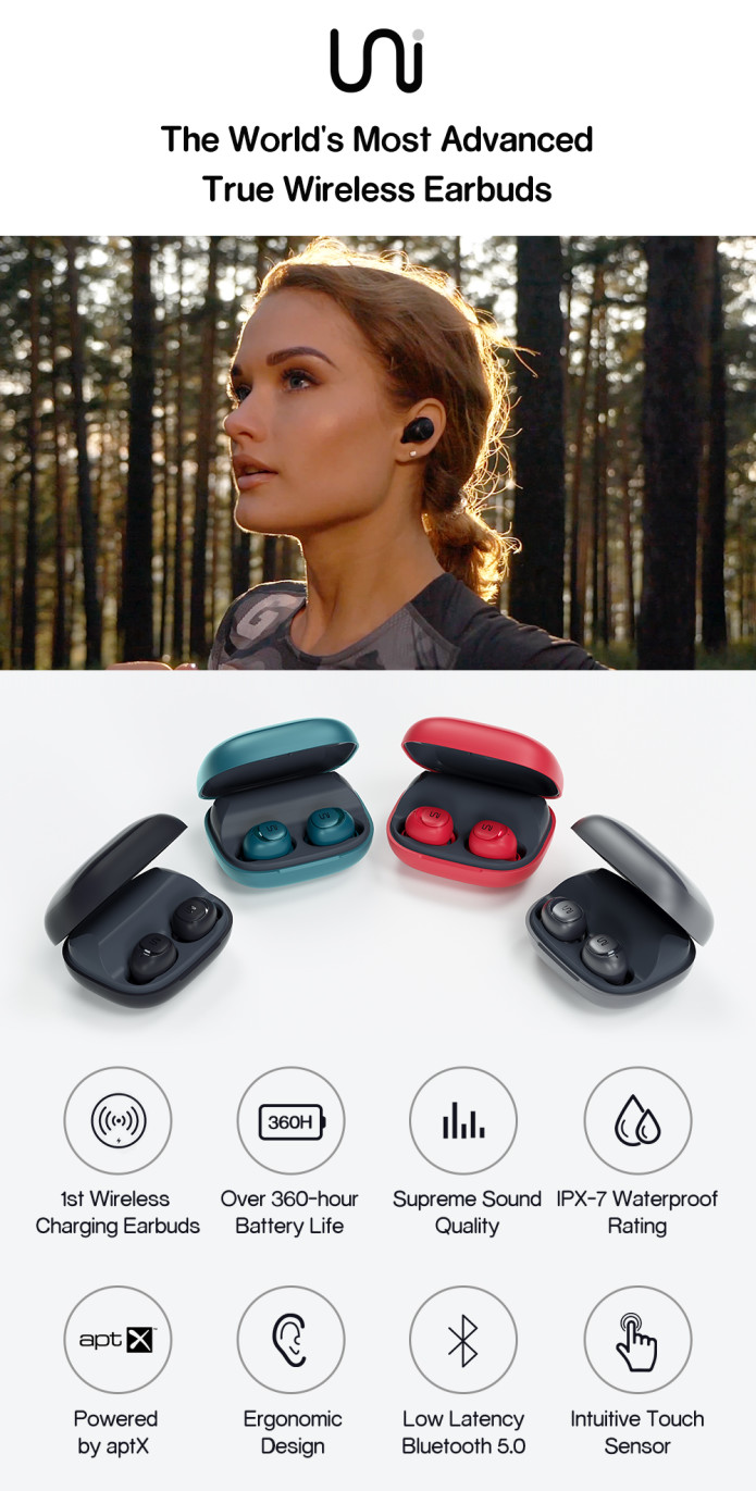 UNI: World's Most Advanced True Wireless Earbuds | Indiegogo