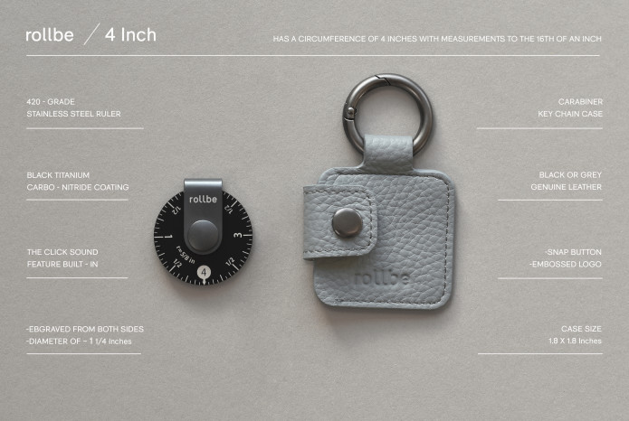 Rollbe Click - Super Compact Measuring Tool | Indiegogo
