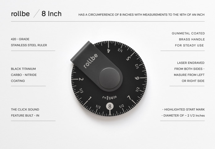 Rollbe Click - Super Compact Measuring Tool | Indiegogo