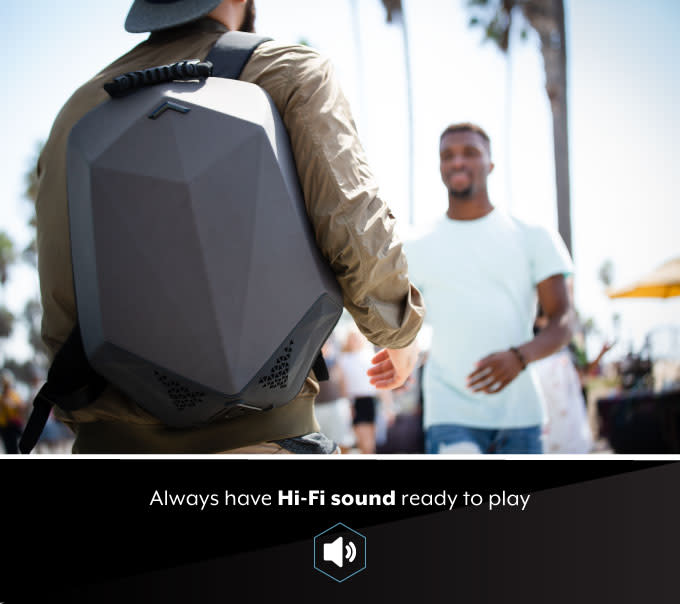 Speaker Backpack: Hi-Fi Sound in a 12L Pack | Indiegogo