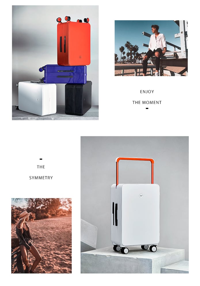 LINE, the coolest luggage with sliding lock system | Indiegogo