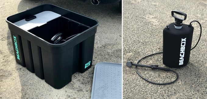 The World's First Portable Shower & Storage Box | Indiegogo