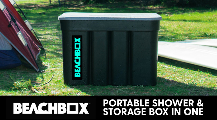 The World's First Portable Shower & Storage Box | Indiegogo