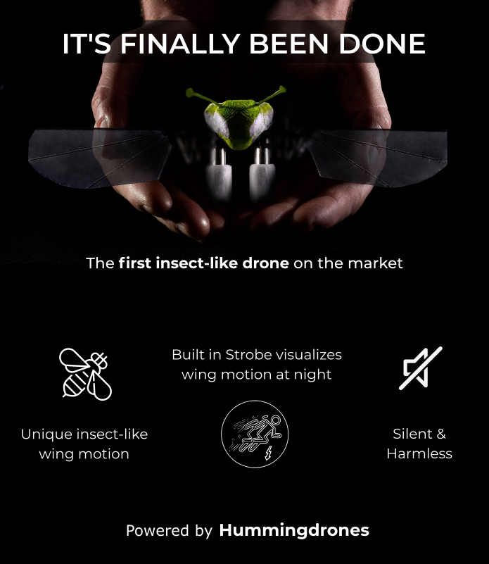 ROBO FIREFLY: Innovative Flying Robotic Insect | Indiegogo