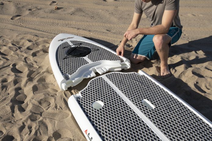 Easy Eddy Three-Piece Modular SUP Paddle Board | Indiegogo