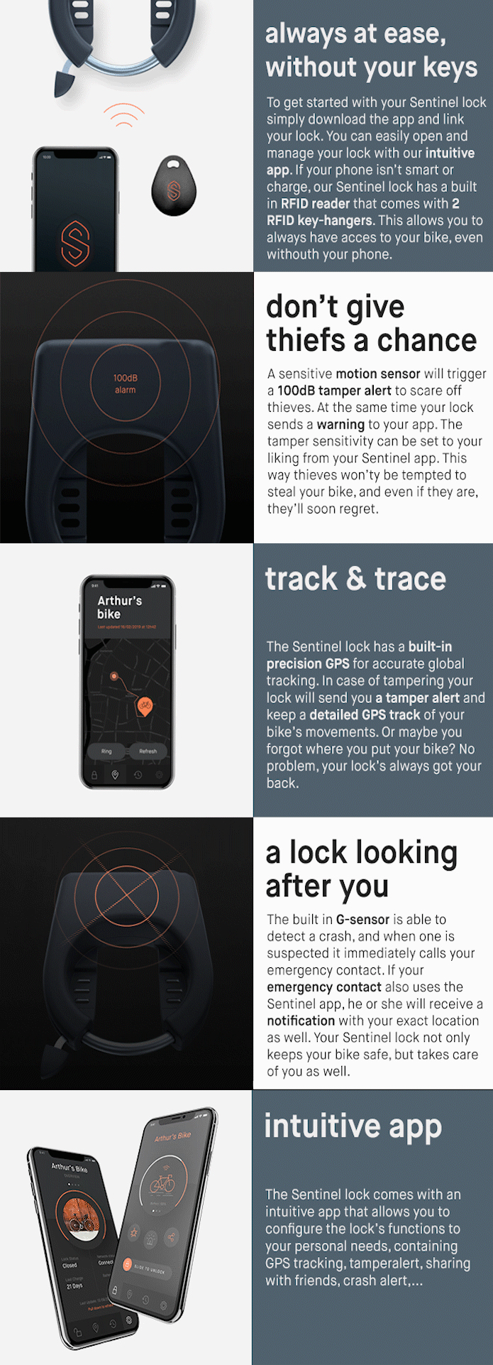 Sentinel: your bike's digital bodyguard. | Indiegogo