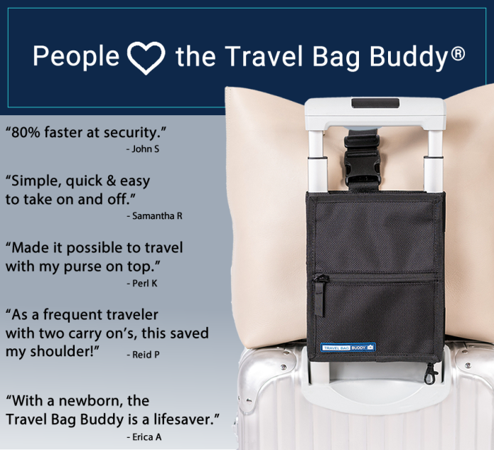 Travel Bag Buddy - Travel Organizer & Secure a Bag | Indiegogo