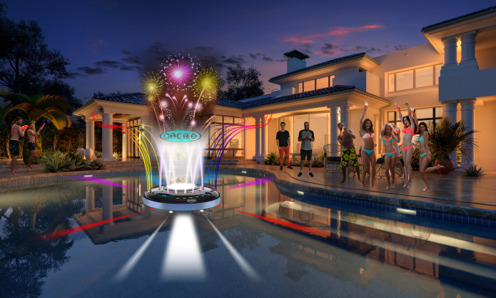 Musical Fountain on a single floating platform | Indiegogo