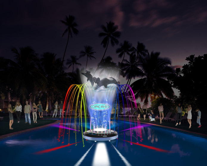 Musical Fountain on a single floating platform | Indiegogo