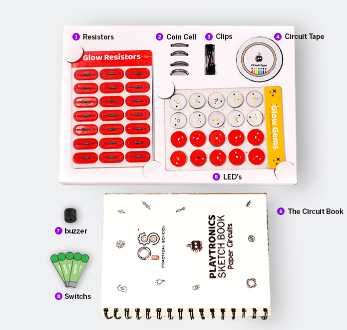 Practical School- Playtronics Circuit Learning Kit | Indiegogo