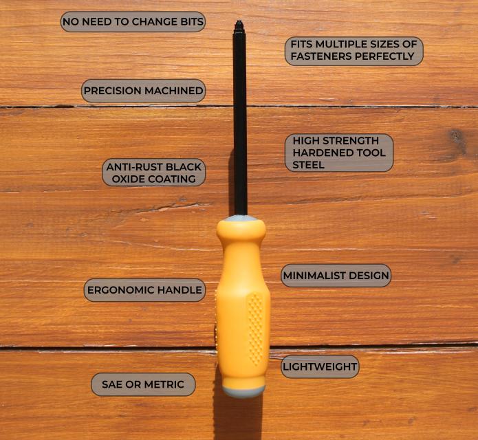 Hex Driver - An All-In-One Hex Key Screwdriver | Indiegogo