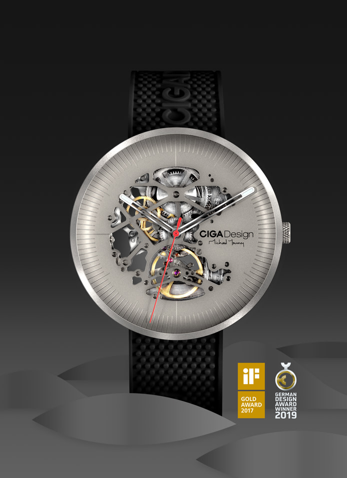 CIGA Design: Titanium Skeleton Mechanical Watch | Indiegogo