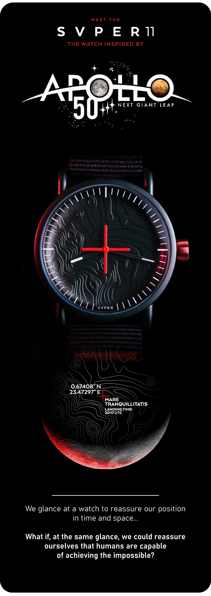 The Ultimate NASA Apollo 11 Inspired Watch! | Indiegogo