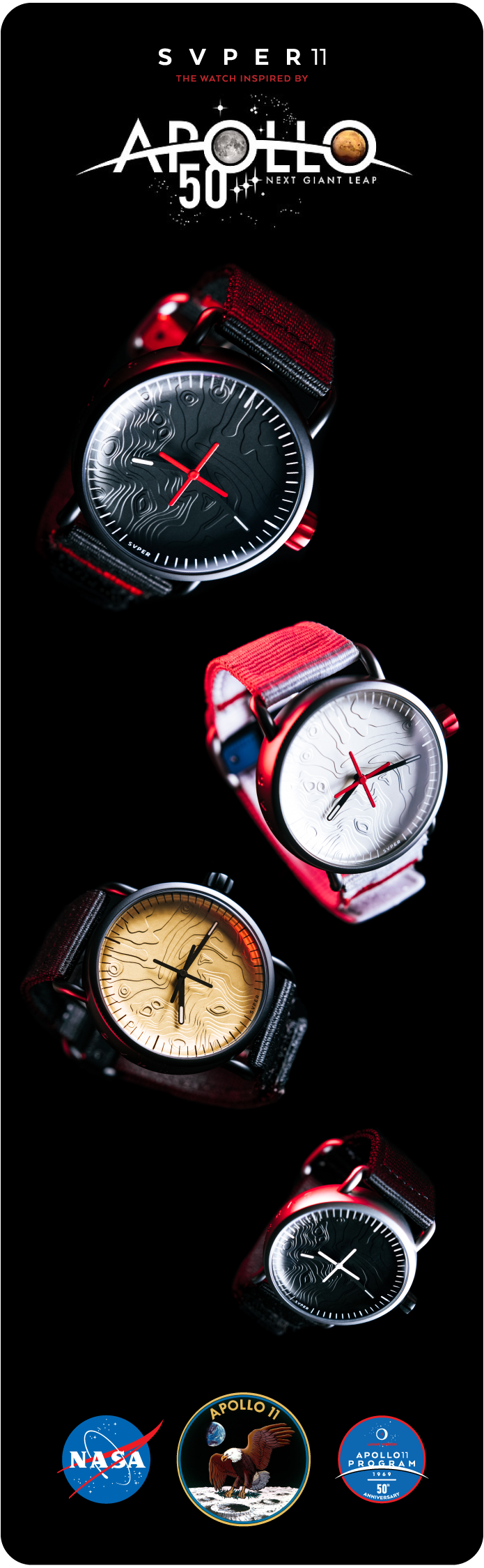 The Ultimate NASA Apollo 11 Inspired Watch! | Indiegogo