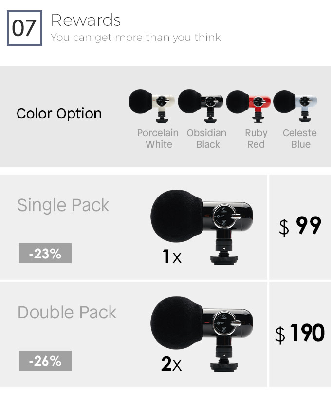 Q Mic:The Mic With Rich Audio for Content Creators | Indiegogo