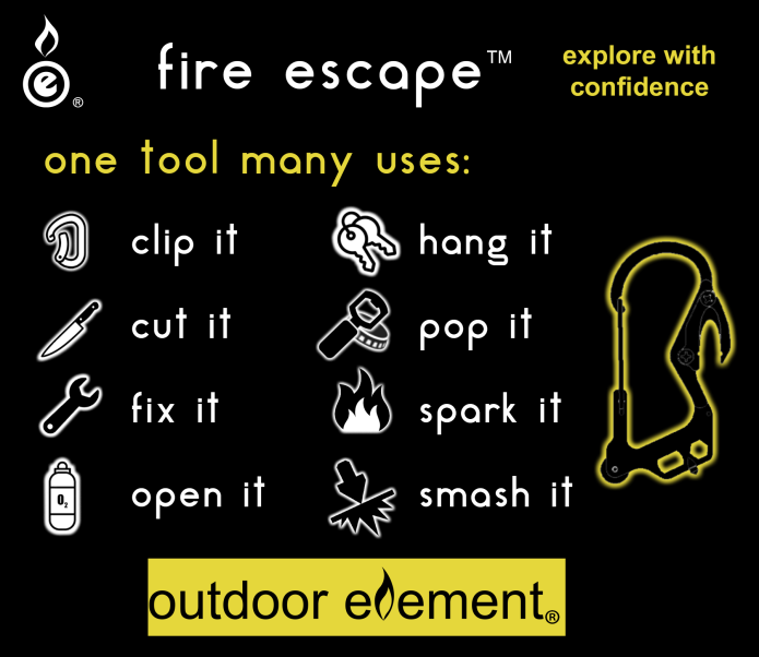 Fire Escape Multitool Carabiner | Indiegogo
