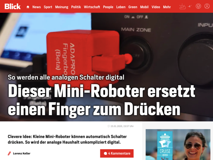 Fingerbot, Control All Devices via Voice or App | Indiegogo