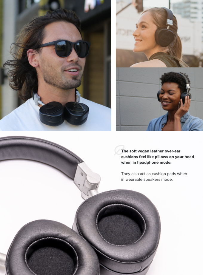 VERTO : 3-in-1 Convertible Speakers & Headphones | Indiegogo