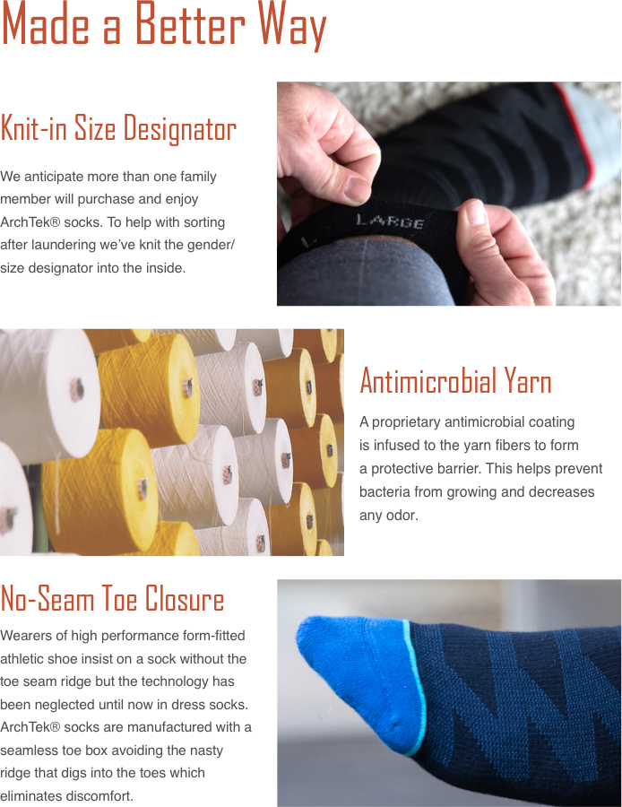 ArchTek Socks: Stylish Design & Arch Support Tech | Indiegogo